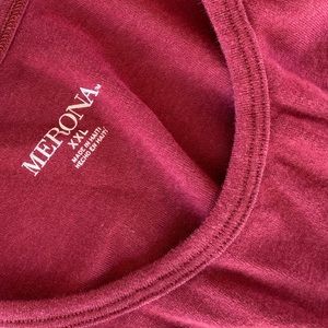 Merona | Tops | Plus Size Red Tie A Knot Casual Chic Tank Top | Poshmark